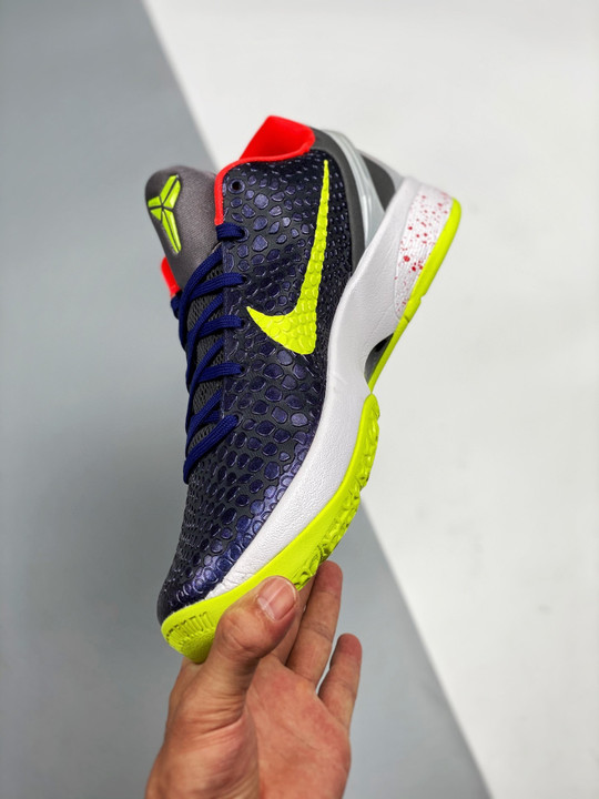 Nike Kobe 6 Protro " Chaos " Ink/Dark Grey-White-Volt - Dylaro